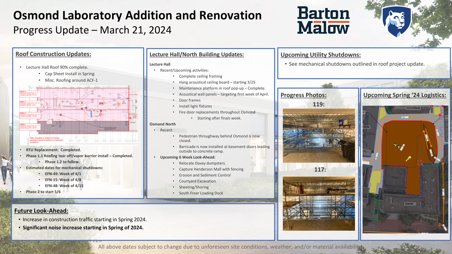 Physics Building and Osmond Laboratory Renovations | Eberly College of ...