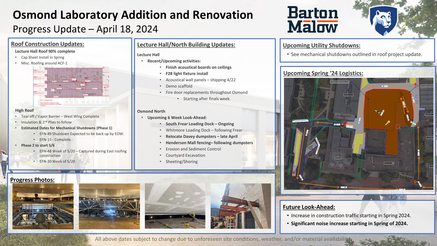 Physics Building and Osmond Laboratory Renovations | Eberly College of ...