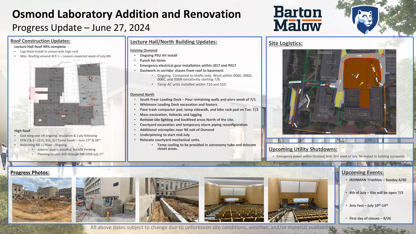 Physics Building and Osmond Laboratory Renovations | Eberly College of ...