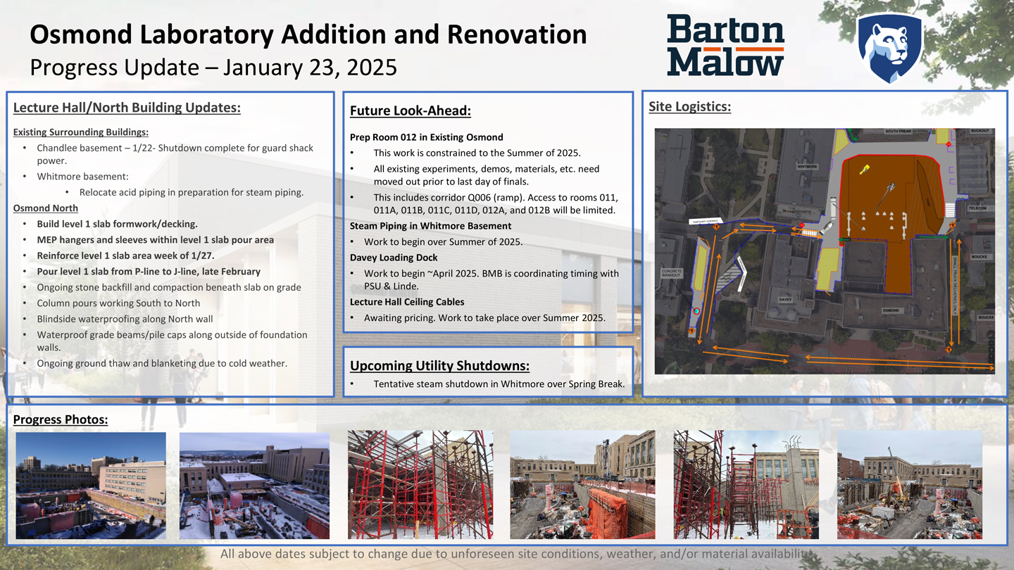 Physics Building and Osmond Laboratory Renovations | Eberly College of ...